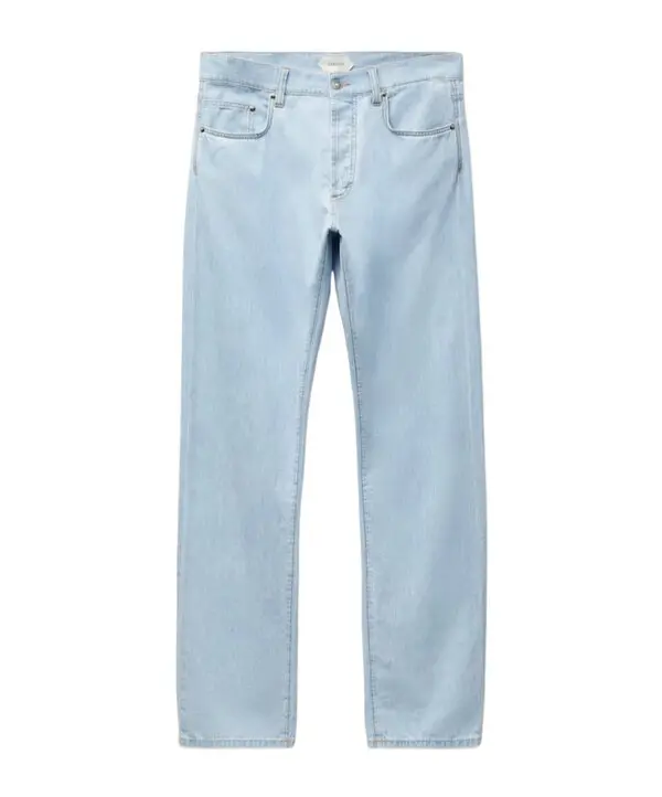 Versace Straight Chambray Jeans - Blue