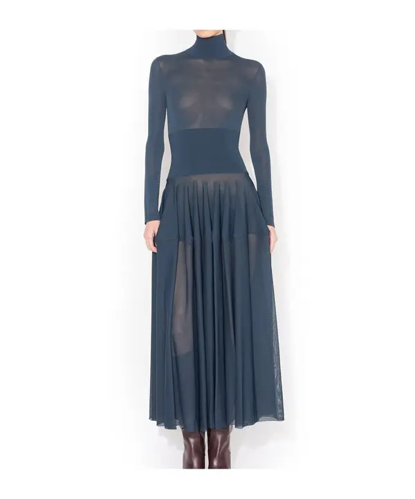 Alaïa Peplum Viscose Dress