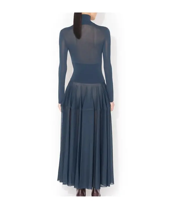 Alaïa Peplum Viscose Dress