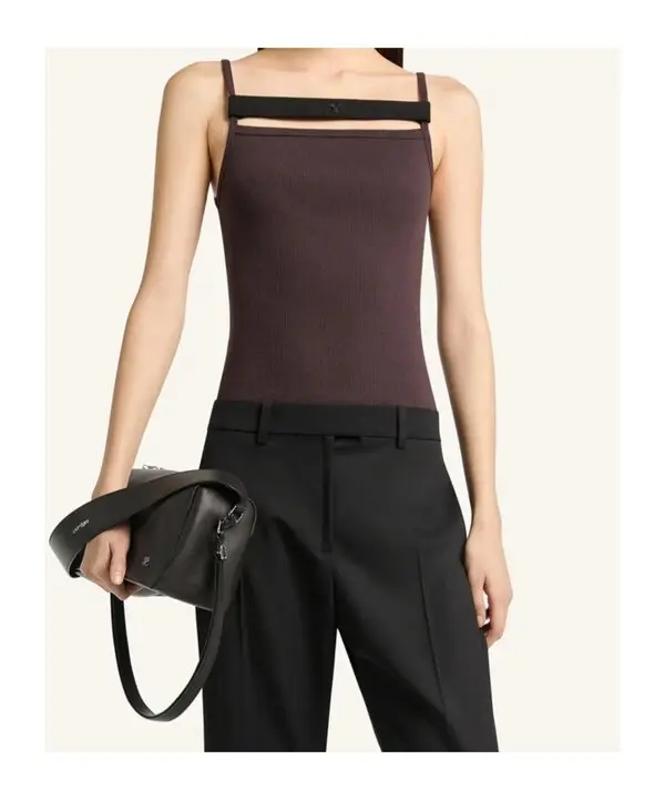 COURREGES 90's Rib Strap Tank Top