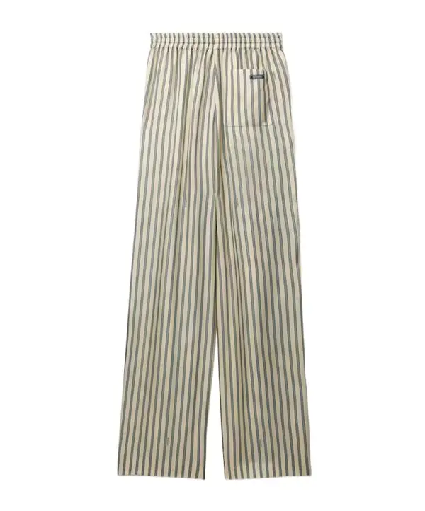 Versace Printed Silk Twill Pajama-style Pants