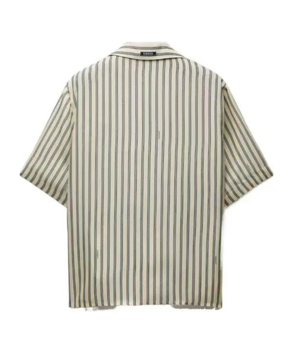 Versace Printed Silk Twill Shirt