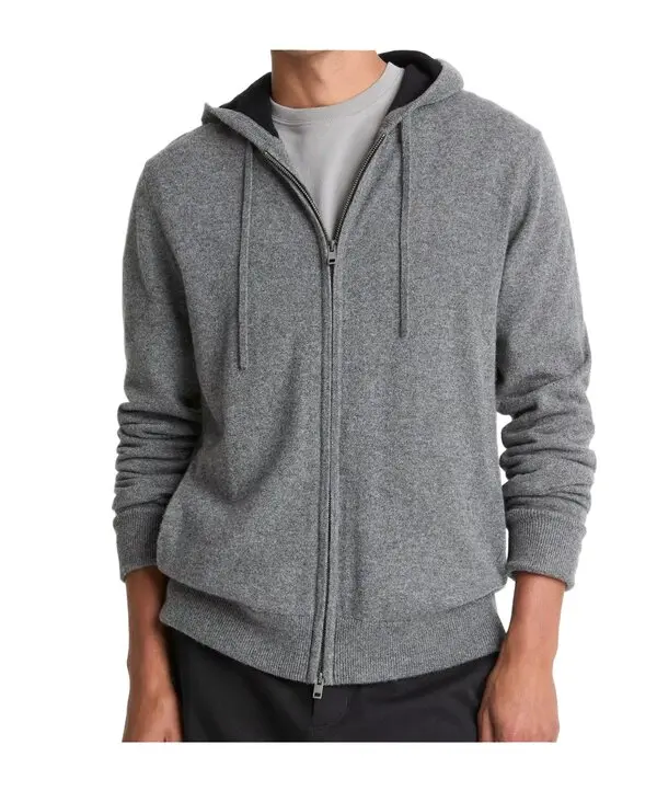 Vince Mélange-effect Zip-up Hoodie