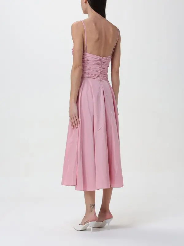 Staud Sleeveless Halterneck Cut Out Dress