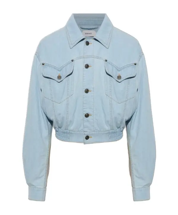 Versace Long-sleeved Denim Jacket