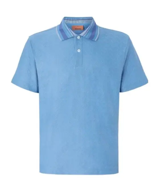 Missoni Patterned Collar Polo Shirt