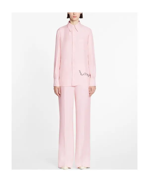 LANVIN Classic Fluid Shirt With Dragon Print