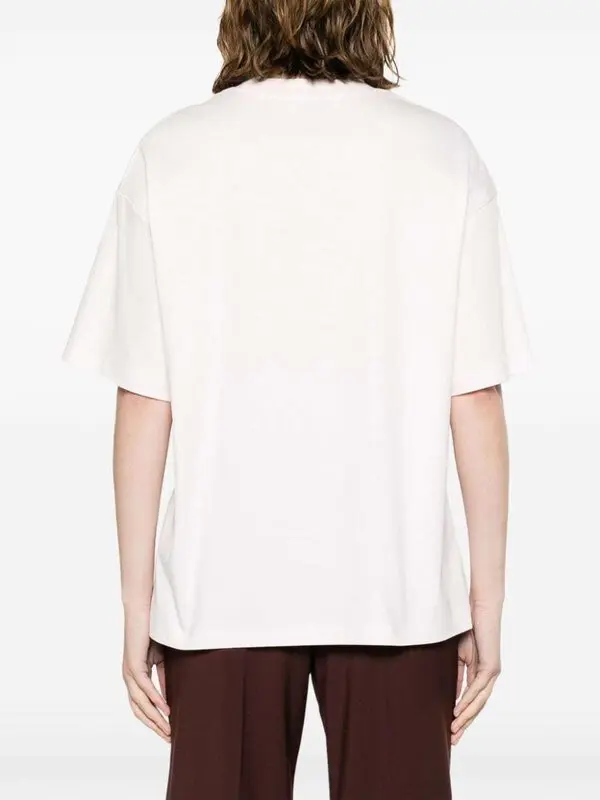 LANVIN Embroidered Logo T-shirt