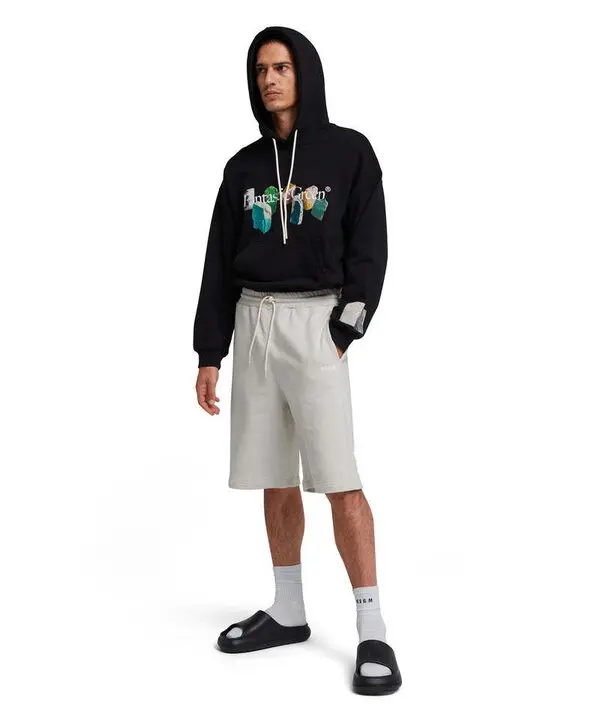 MSGM Slogan-print Organic-cotton Hoodie