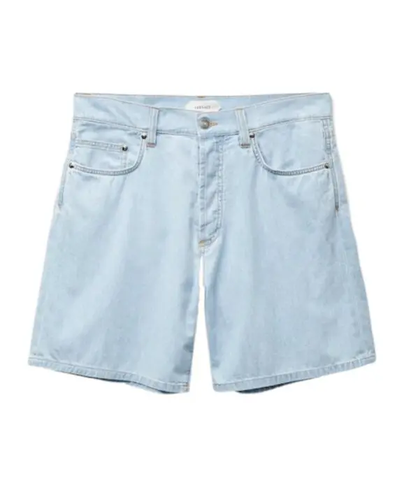 Versace Chambray Denim Shorts