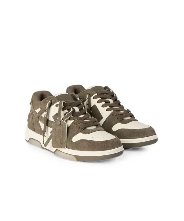 Off-White Round-toe Sneakers