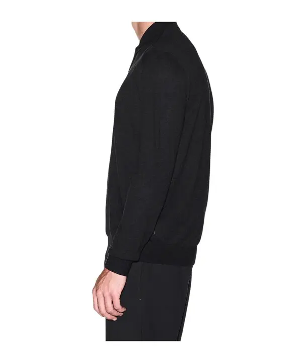 Armani Exchange Long-sleeve Knitted Polo Shirt