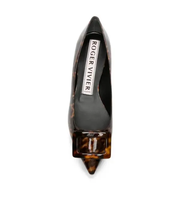 ROGER VIVIER Gommettine Pointed-toe Flats