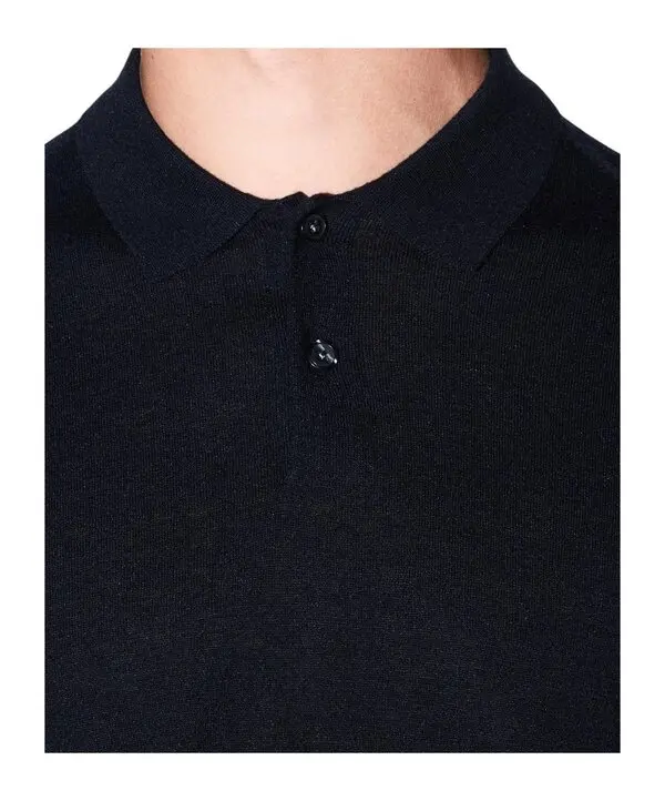 Armani Exchange Regular Fit Knit Polo Shirt