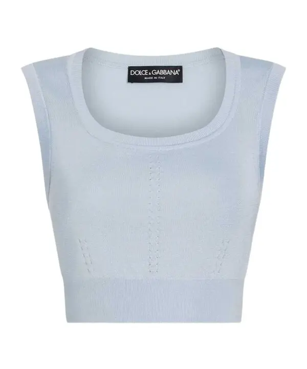 Dolce & Gabbana Silk-blend Top