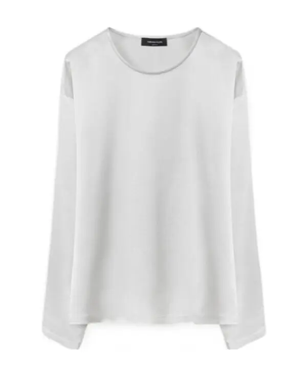 Fabiana Filippi Silk Satin Blouse - White