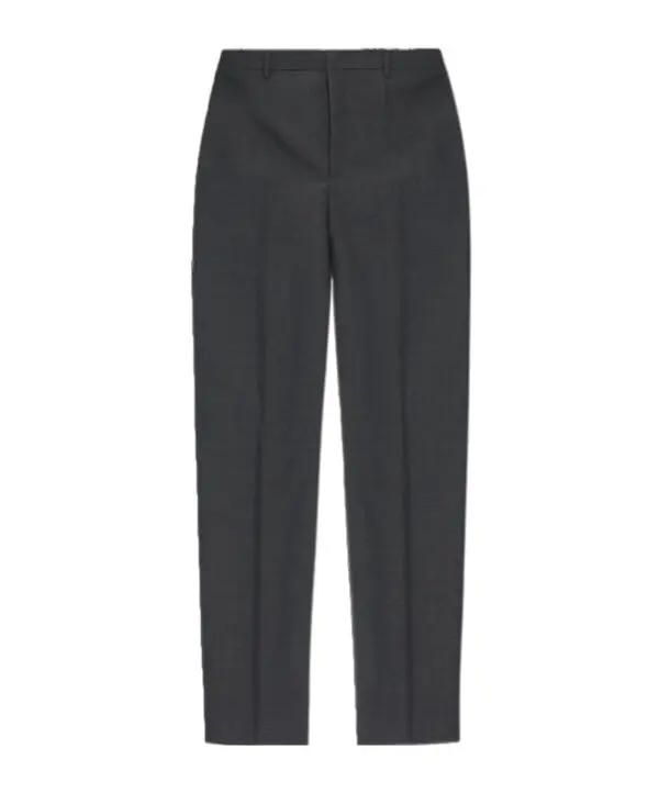 JIL SANDER Front-pleated Casual Pants - Black