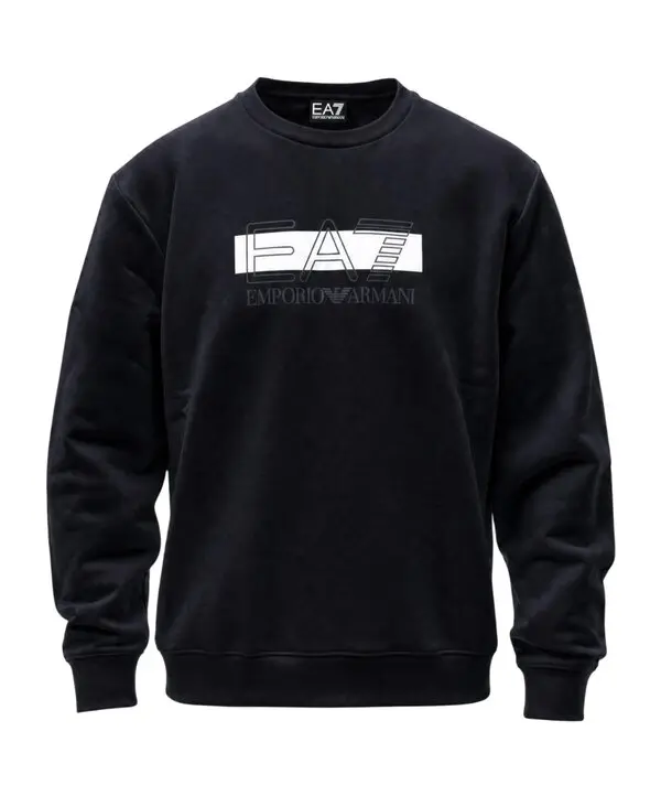 EA7 Crew-neck Sweatshirt - Black