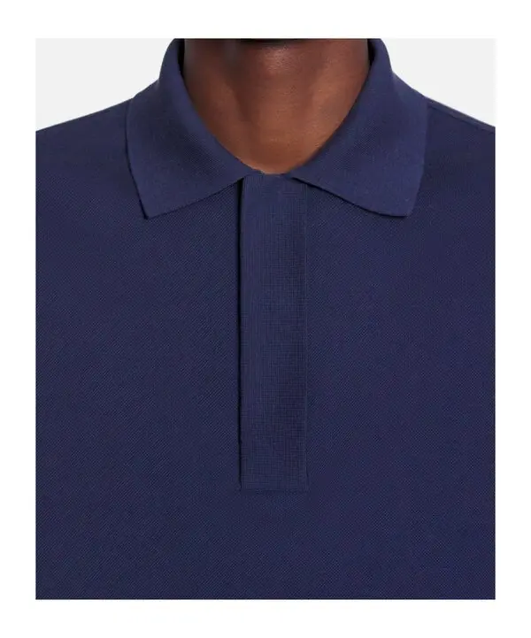 LANVIN Short-sleeve Cotton Polo Shirt