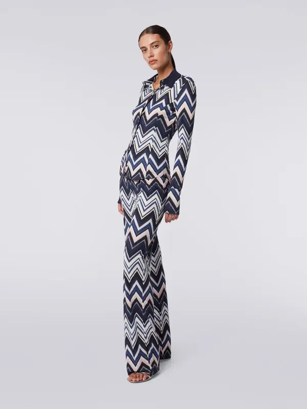 Missoni Zigzag Printed Long Sleeved Shirt