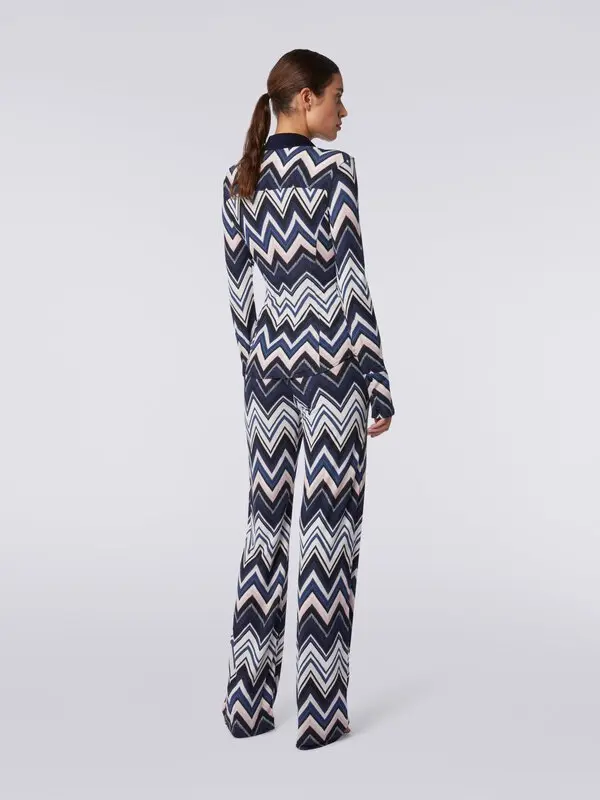 Missoni Zigzag Printed Long Sleeved Shirt
