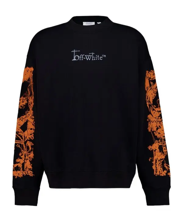 Off-White Long-sleeve Sweatshirt - Black