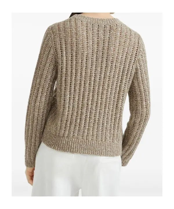Brunello Cucinelli Long Sleeved Knitted Jumper