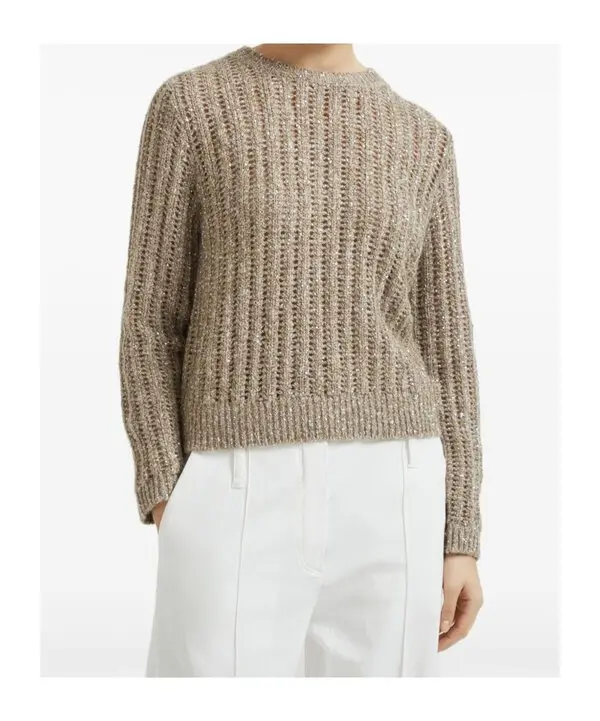 Brunello Cucinelli Long Sleeved Knitted Jumper