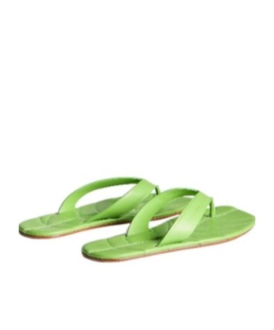 J.W.ANDERSON Leather Leaf Slides