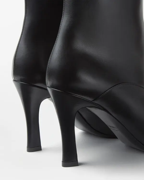 Versace Medusa-plaque Leather Ankle Boots