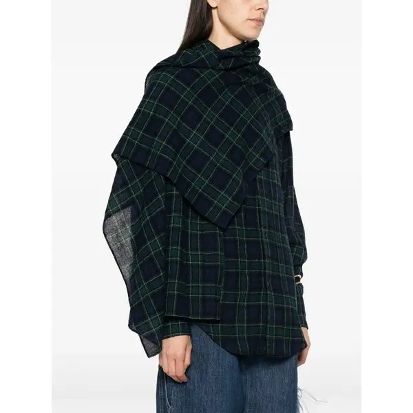 DARKPARK Check-pattern Shirt With Ring Detail