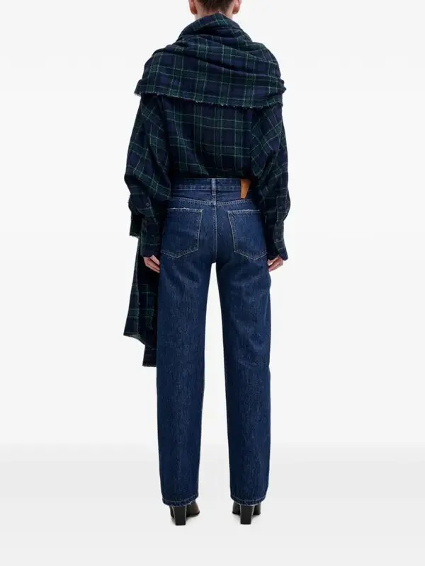 DARKPARK Check-pattern Shirt With Ring Detail