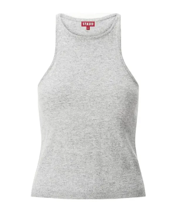 Staud Ayana Ribbed-knit Tank Top
