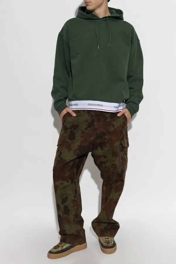 Dsquared2 Long-sleeved Hooded Sweatshirt