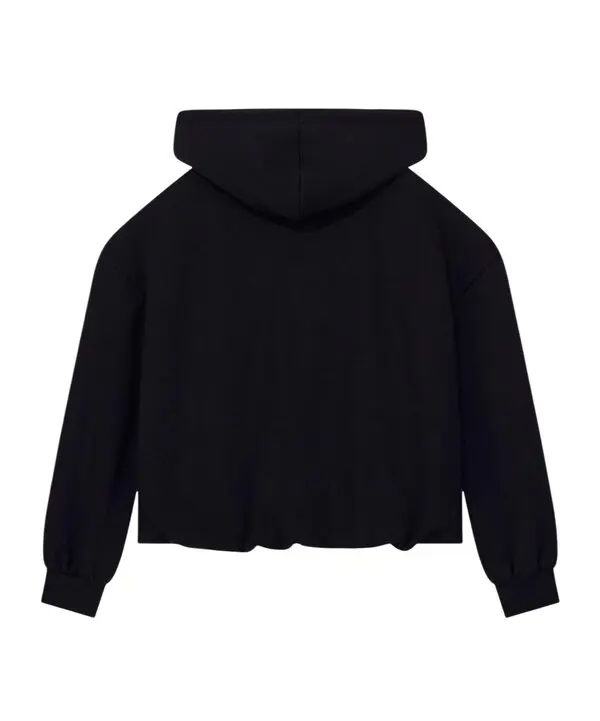 Armani Exchange Hooded Sweatshirt In Viscose Stretch Scuba