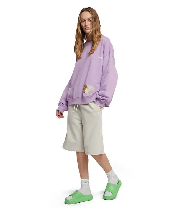 MSGM Drawstring Track Shorts