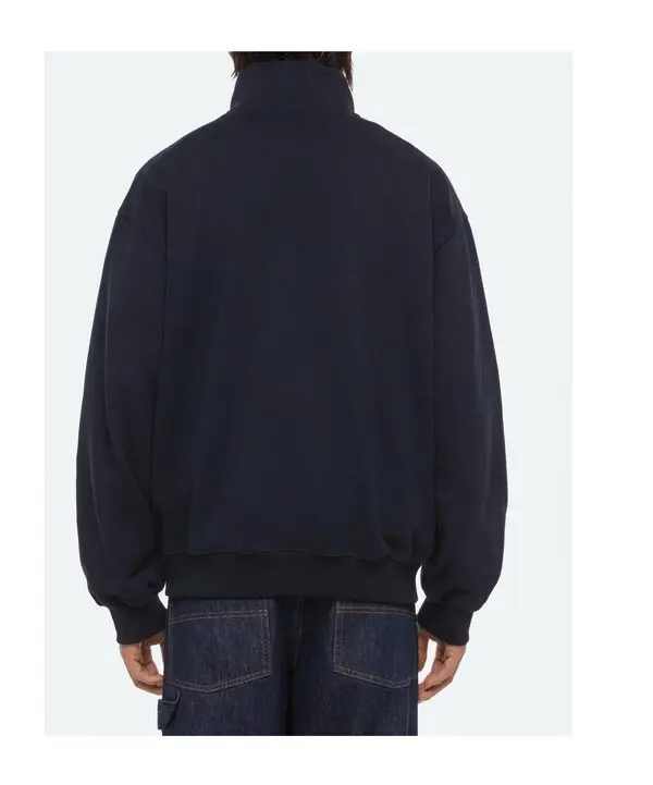 Helmut Lang Small Logo Quarter-zip Sweatshirt