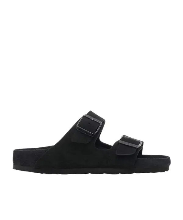 BIRKENSTOCK Arizona Buckled Flat Sandals - Black
