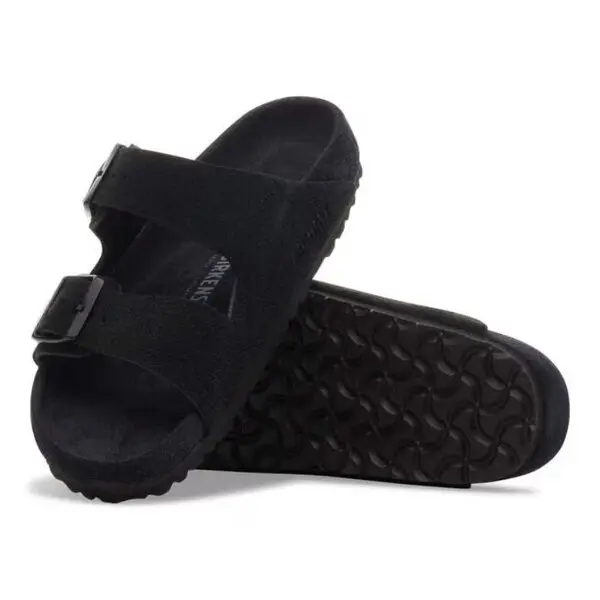 BIRKENSTOCK Arizona Buckled Flat Sandals - Black