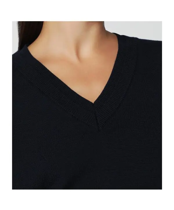 RÓHE Double V-neck Wool Sweater