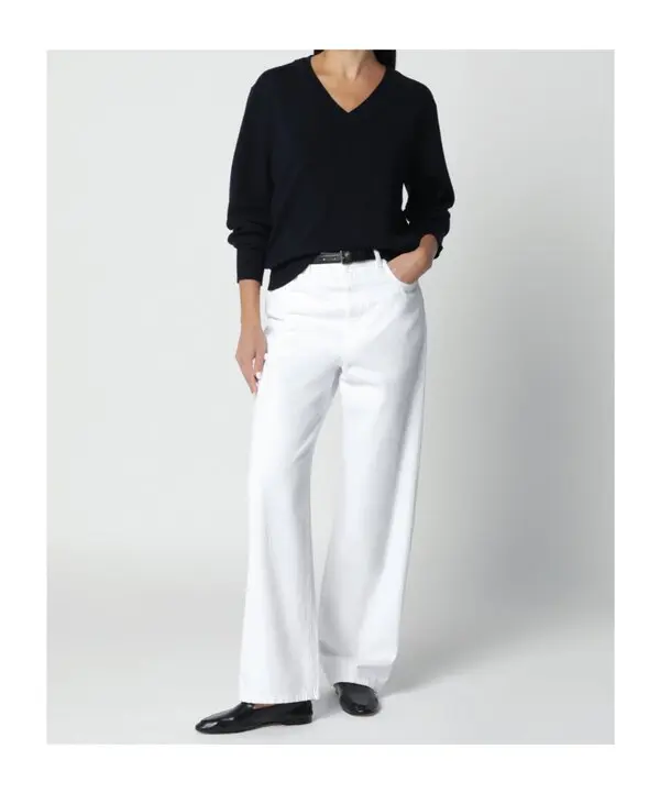 RÓHE Double V-neck Wool Sweater