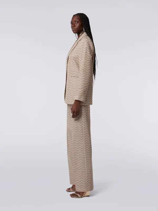 Missoni Zigzag Single-breasted Tailored Blazer