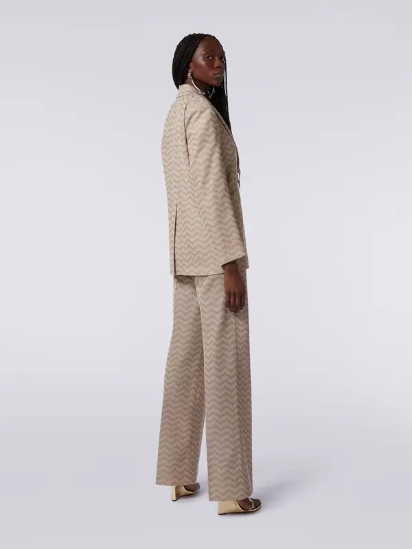Missoni Zigzag Single-breasted Tailored Blazer