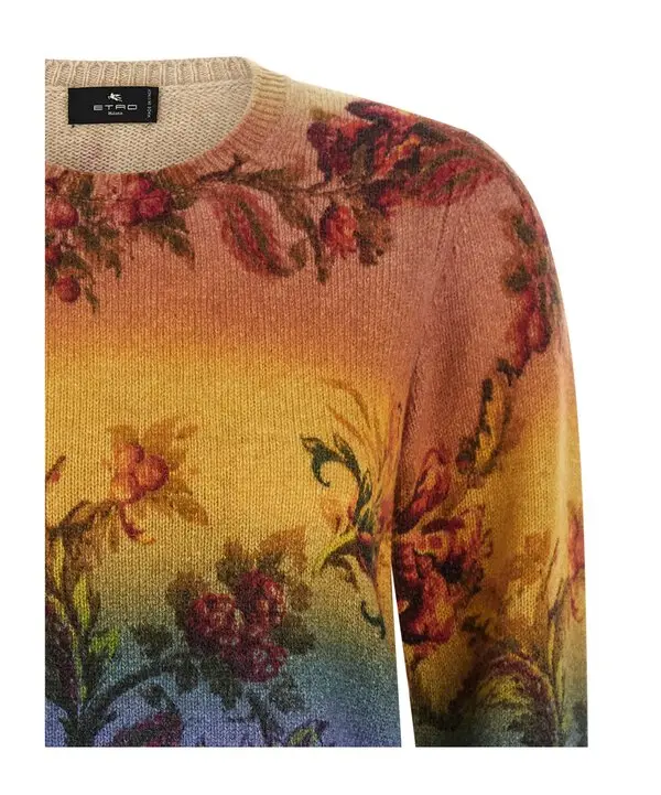 Etro Floral Pattern Sweater