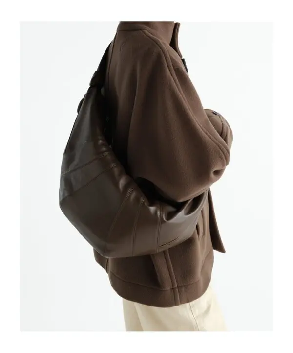 LEMAIRE Large Croissant Leather Shoulder Bag