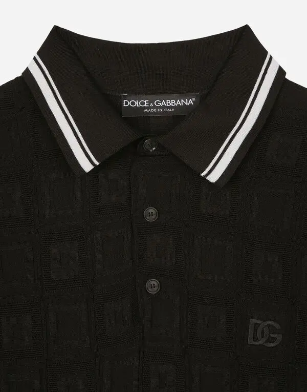 Dolce & Gabbana Logo-embroidered Polo Shirt