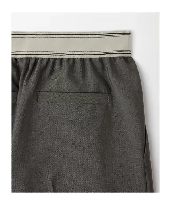Versace Medusa Waistband Pleated Trousers