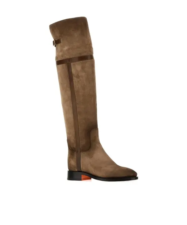 Santoni Round-toe Tall Boots