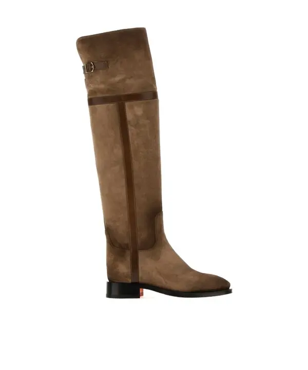 Santoni Round-toe Tall Boots