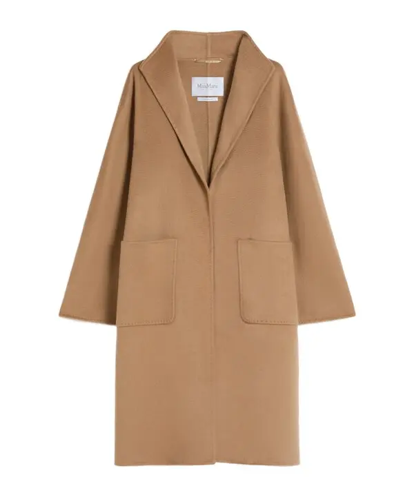Max Mara Long-sleeved Coat With A Stand-up Collar